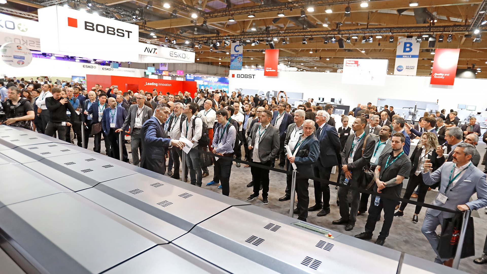 Bobst fin prêt pour Bruxelles