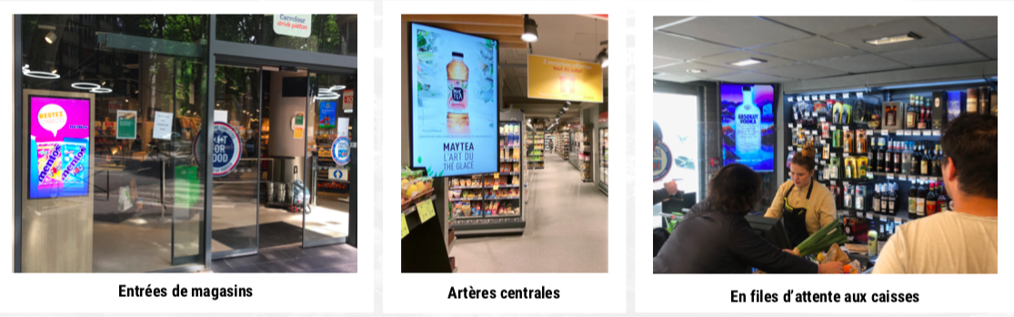 DoohYouLike, commerce alimentarie, DOOH